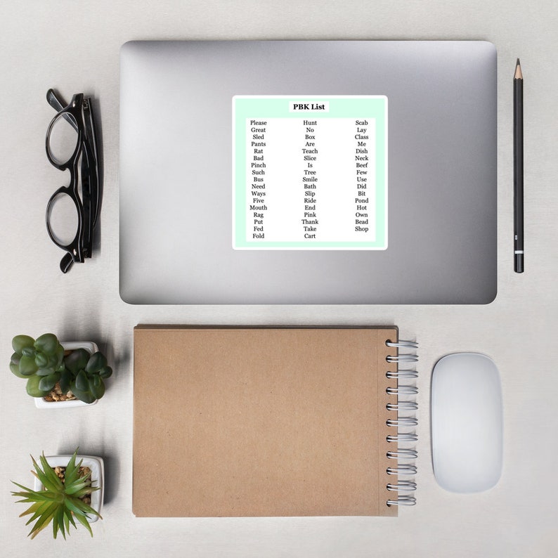 Audiology PBK Word List Sticker Audiologist Audiology - Etsy