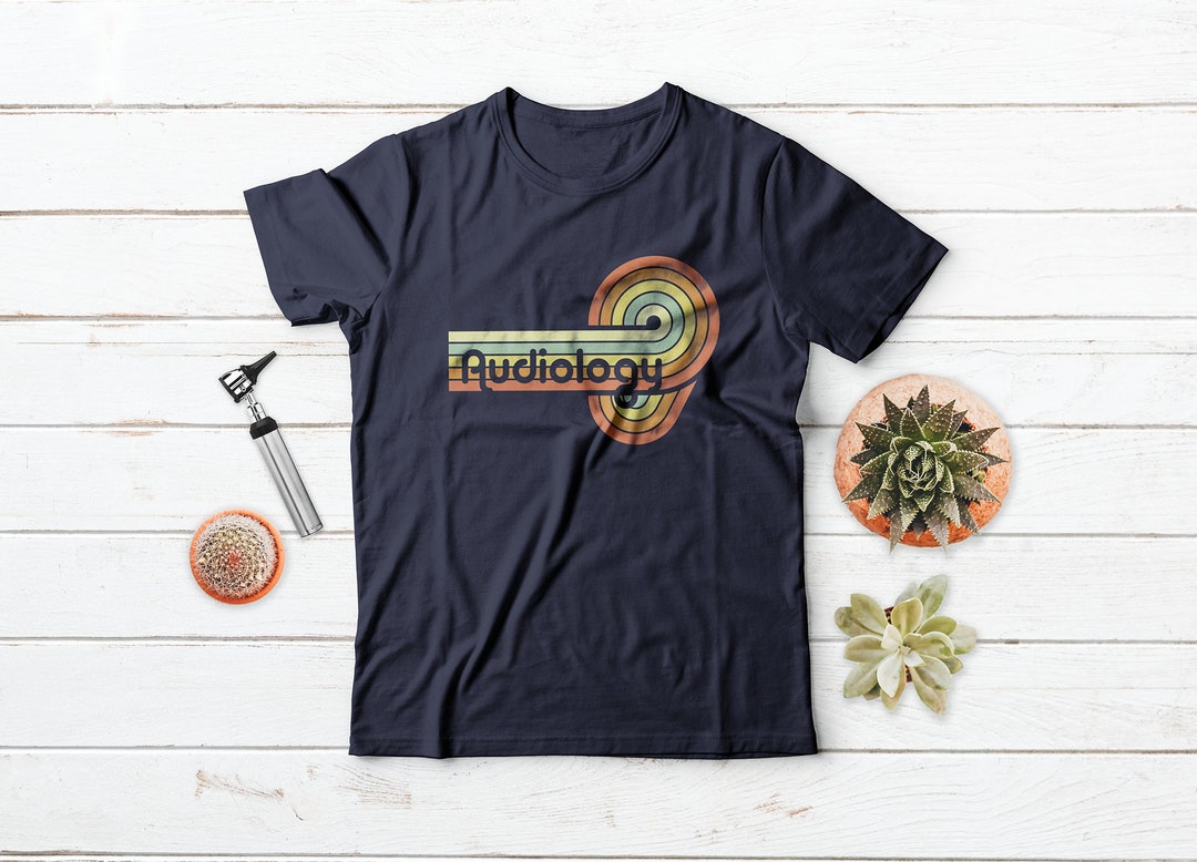 Audiology Ear Retro T-shirt, Audiologist, Audiology Student, Audiology ...