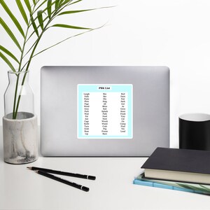 Audiology PBK Word List Sticker, Audiologist, Audiology Student ...