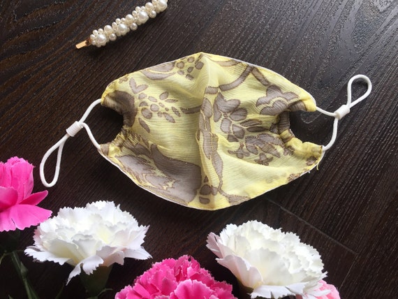 Kewcraftdesign Petite/small Face/kids Silk Fask Mask 100% - Etsy UK
