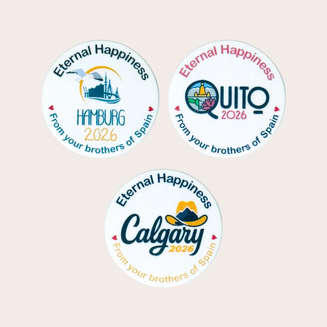 Pins International Convention 2026 - Lapel Pin JW - Eternal Happiness ...