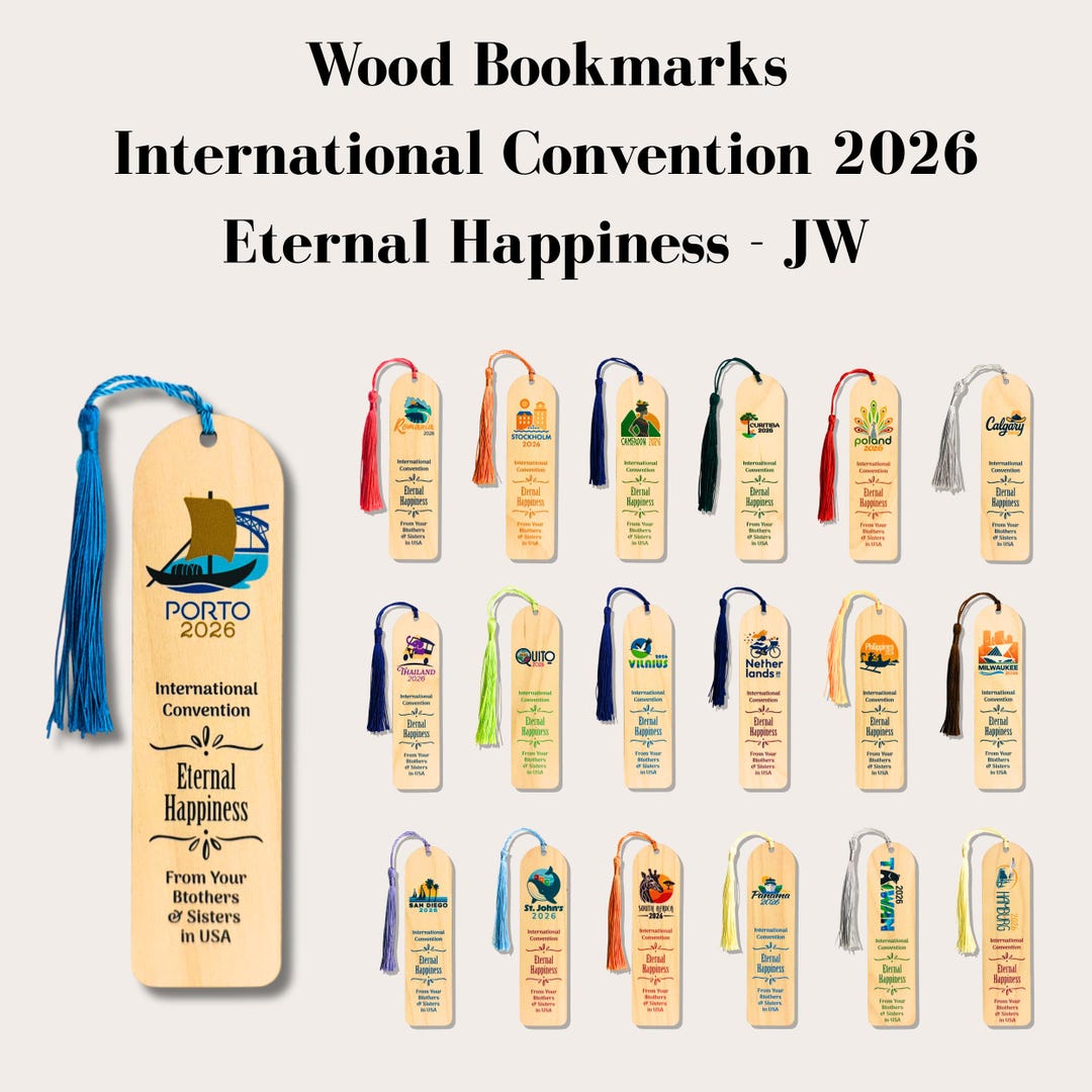JW International Convention 2026 Bookmark "eternal Happiness ...