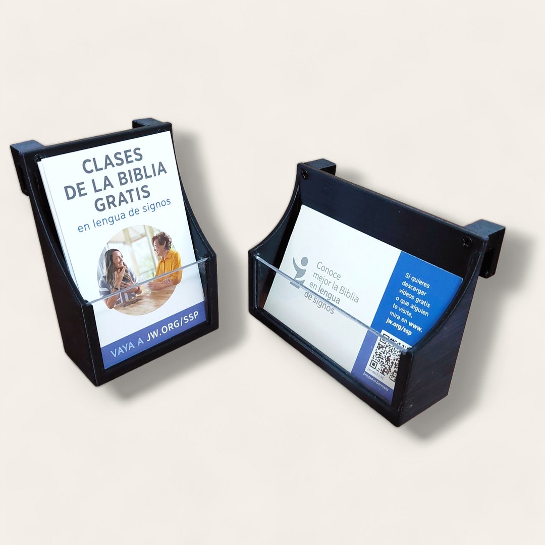 JW Contact Card Holder for Literature Trolley / Display Stand - Etsy