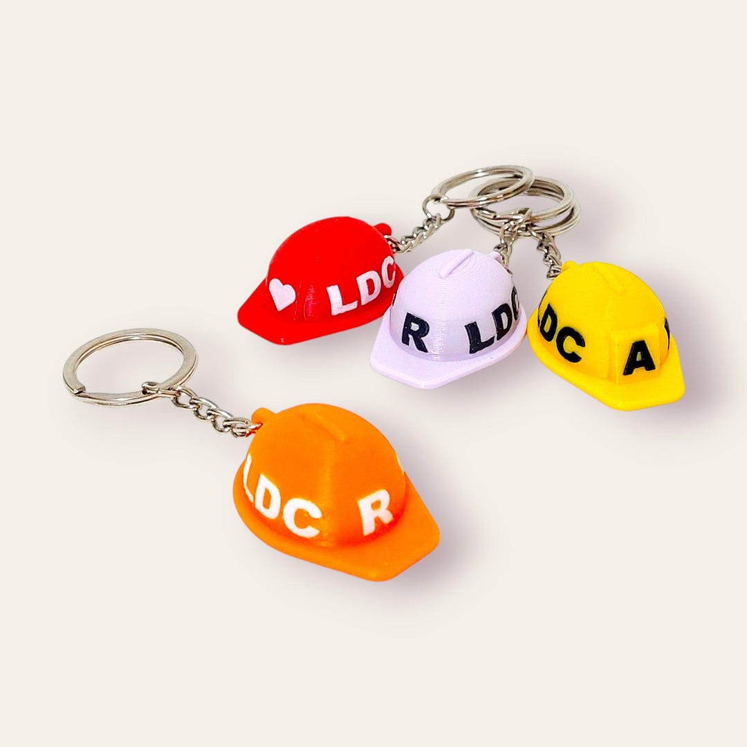 3D Construction Helmet Keychain – Gift for LDC Volunteers - Etsy