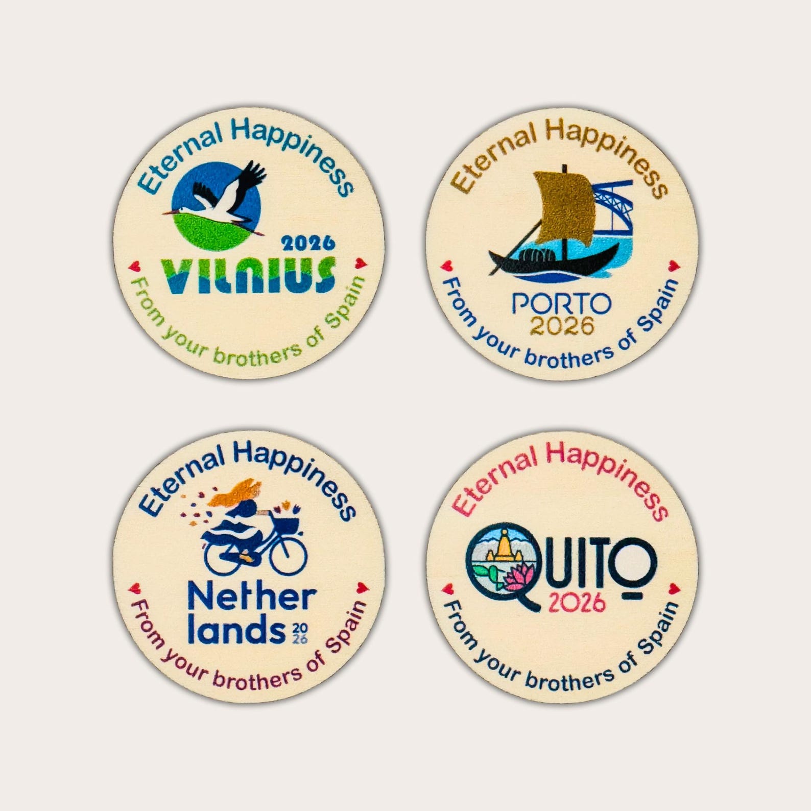 Pins International Convention 2026 - Lapel Pin JW - Eternal Happiness ...
