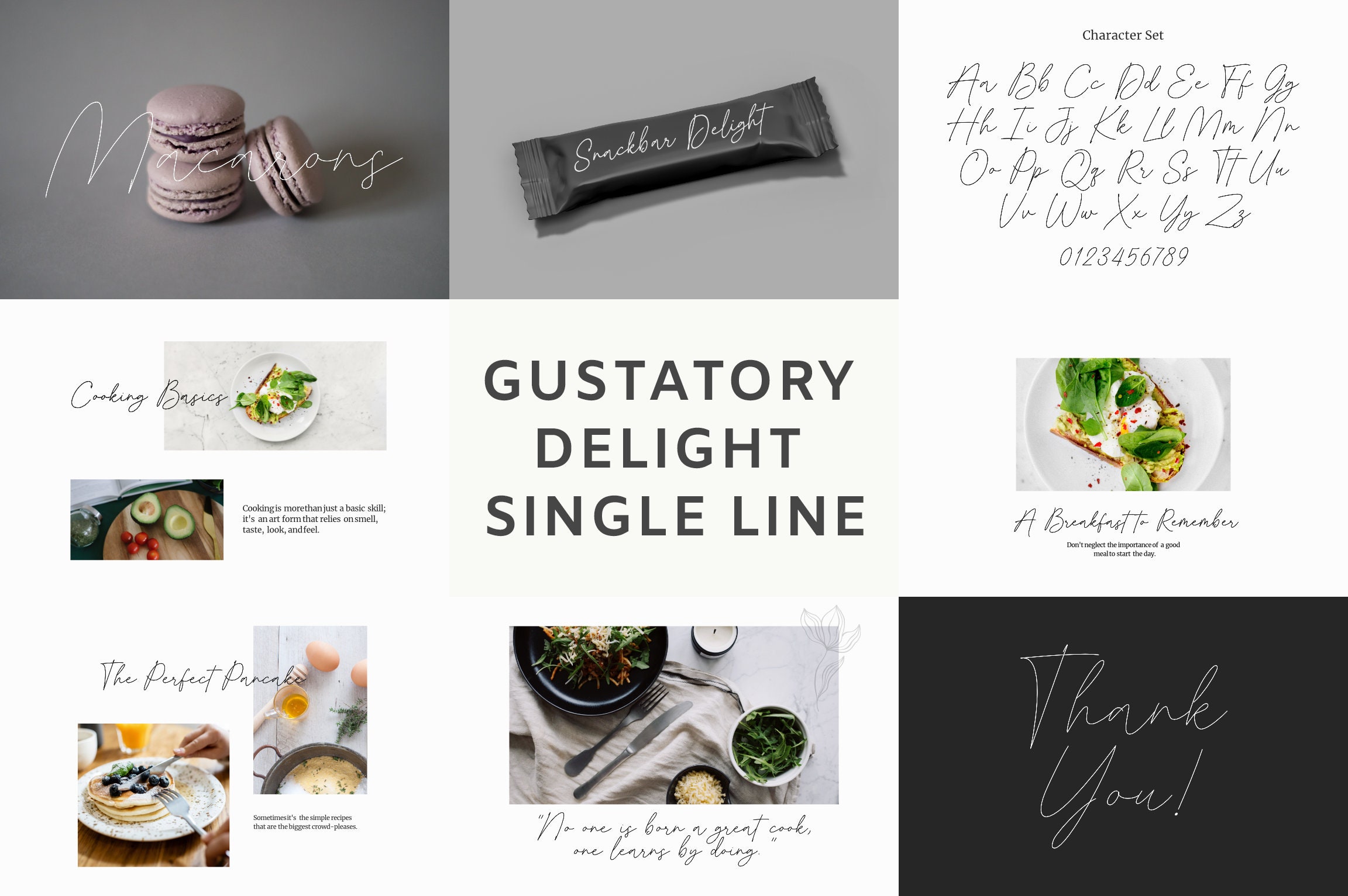 Single Line Font Bundle Vol. 2 - Cricut Font, Silhouette Font, Writing ...