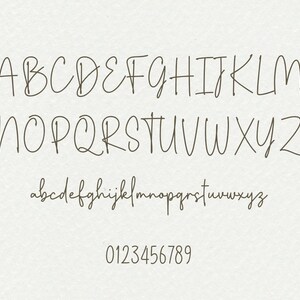 Instant Download, Commercial Use Font, Flighty, Single Line Font ...