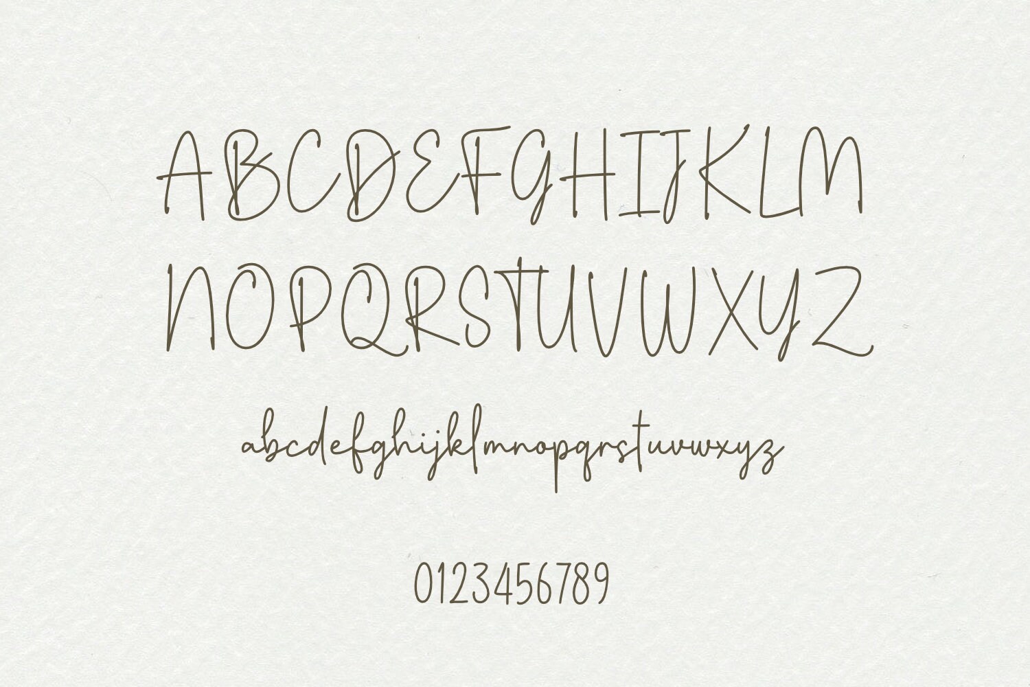 Instant Download, Commercial Use Font, Flighty, Single Line Font ...