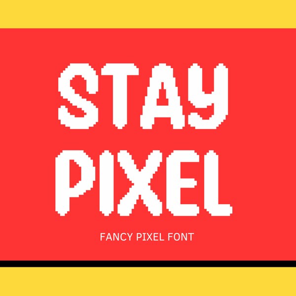 Procreate Pixel Font - Etsy