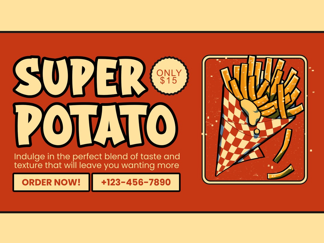 Super Potato Font - Etsy