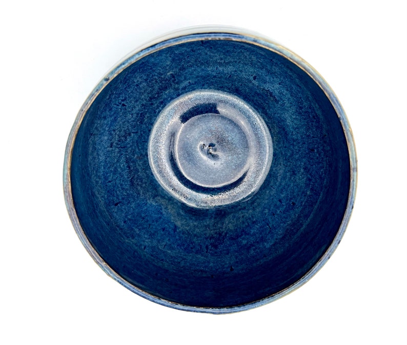 Narrow Base Monochromatic Blue Vase Handmade Light Speckled - Etsy