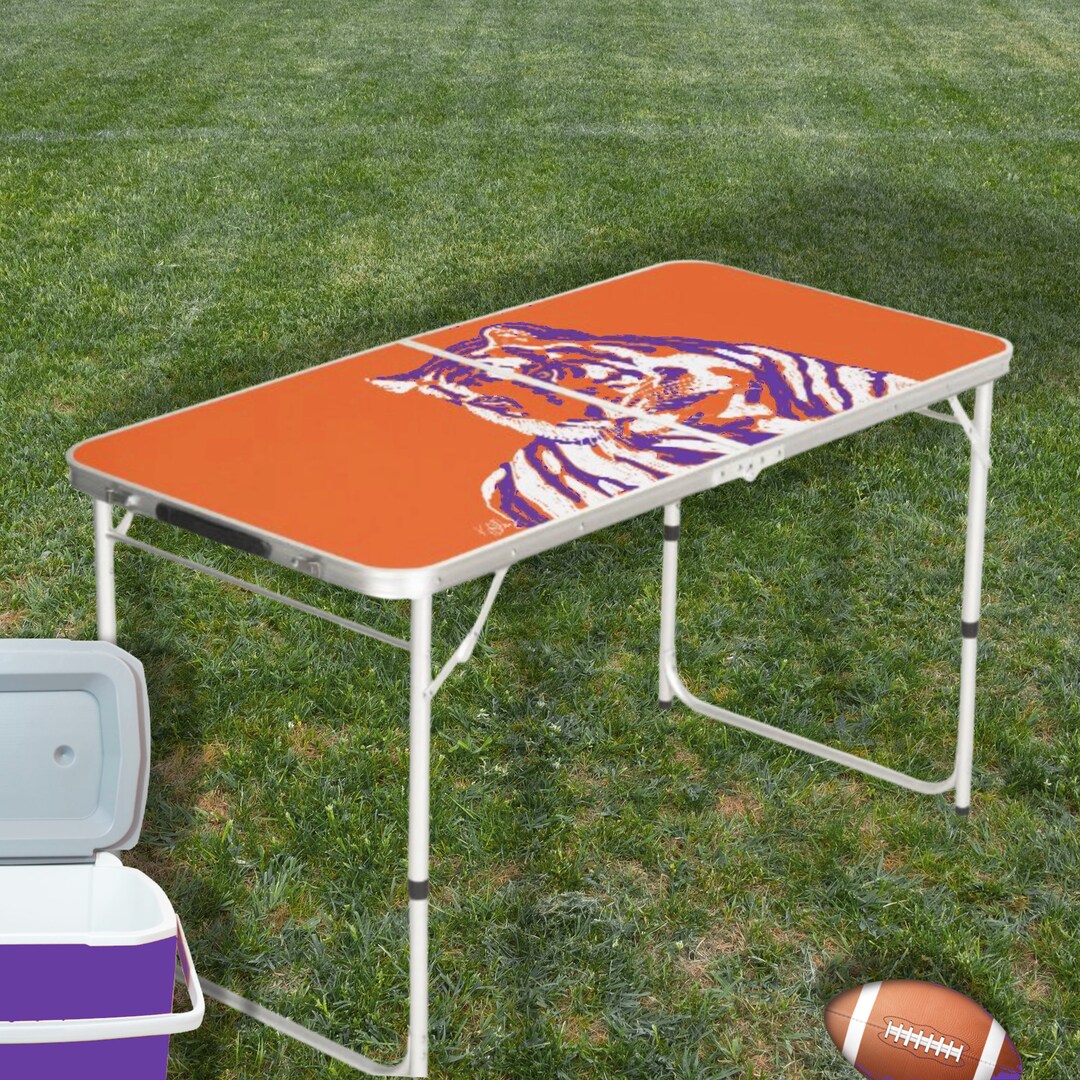 Staring Tiger Tailgate Table - Etsy