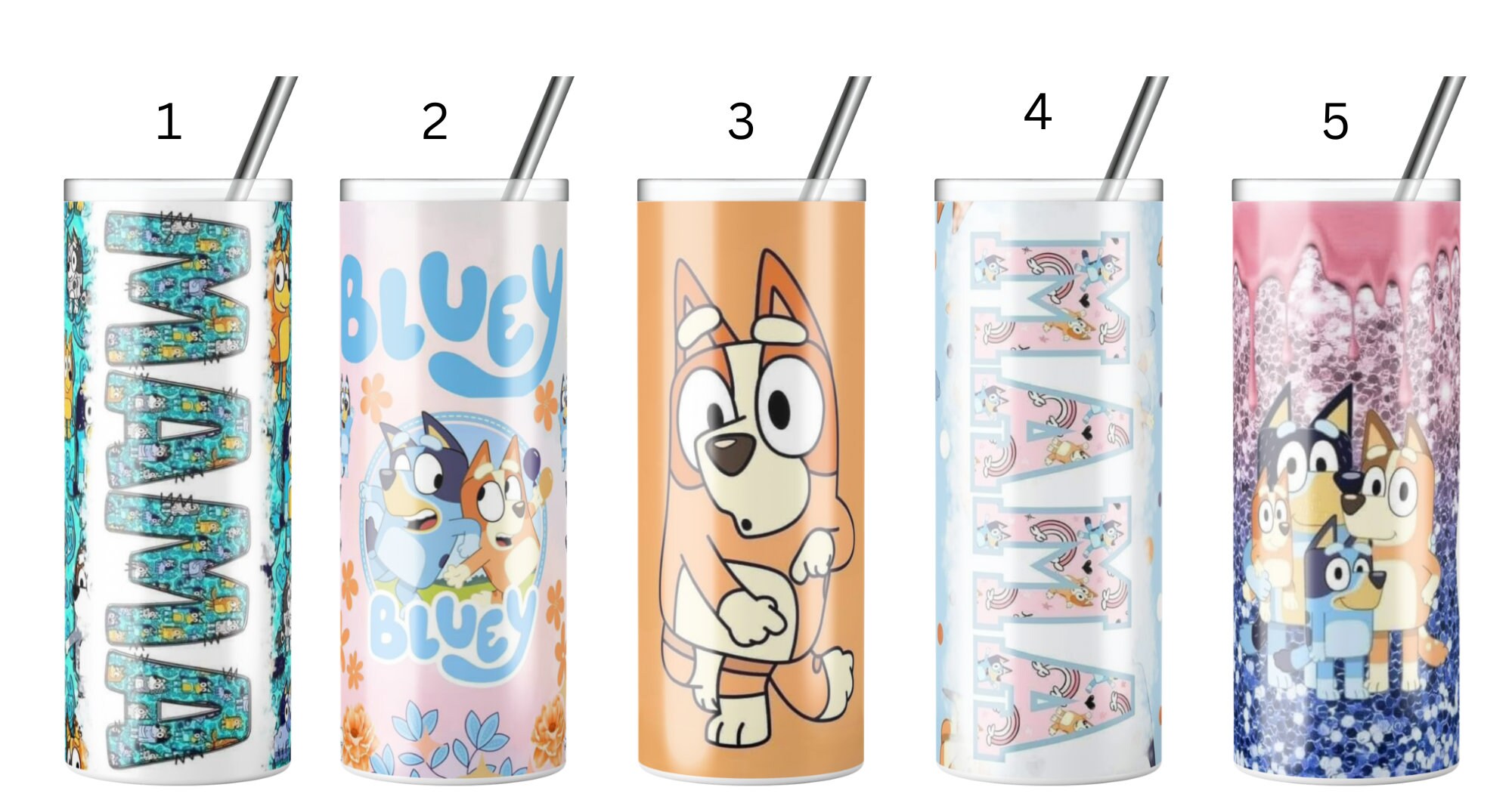 20oz Tumbler- Bluey Designs - Etsy