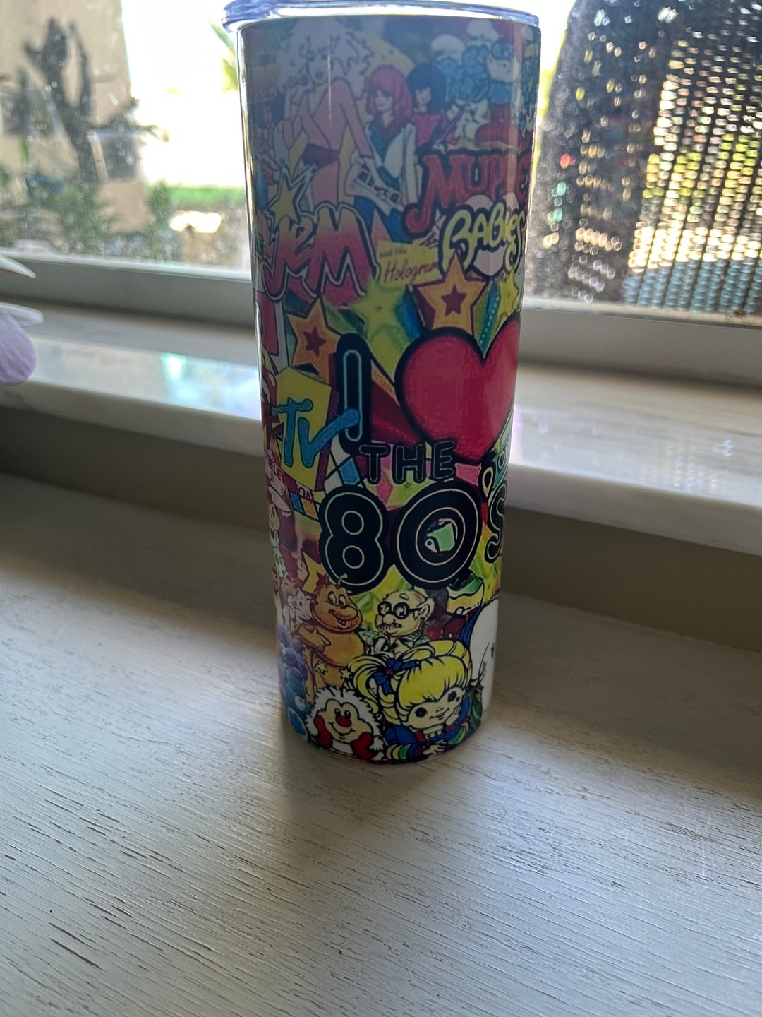 20 Oz Custom Tumbler- 80s Theme - Etsy