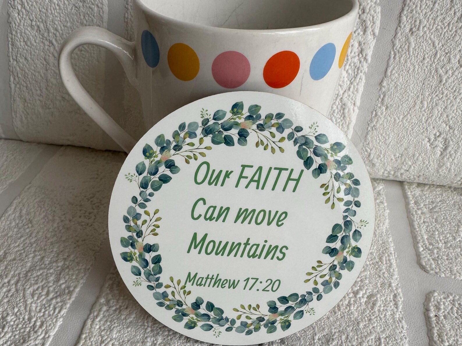 Christian Gifts, Bible Verse Coasters, Christian Home Decor, Scripture ...