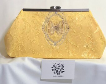 Yellow Clutch Bag - Etsy