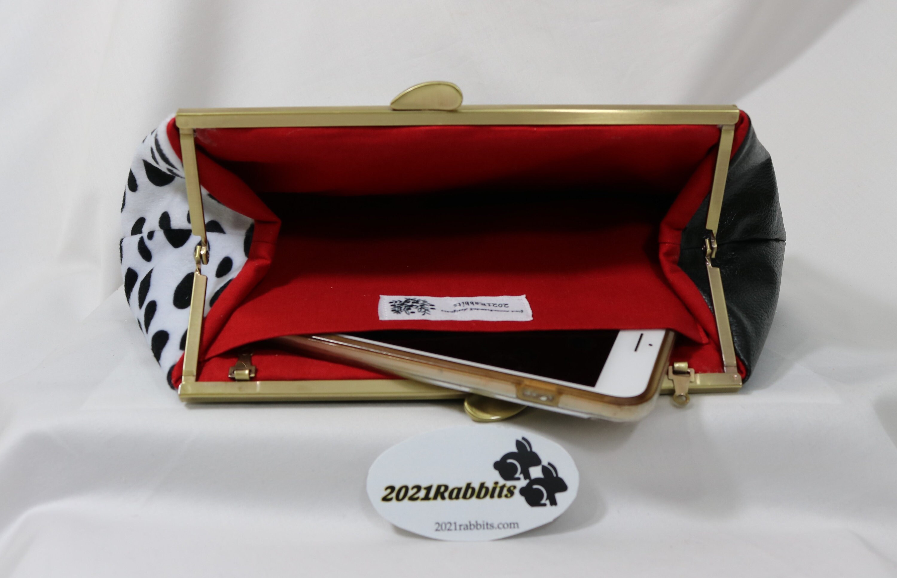 Cruella De Vil Clutch Bag inspired Dalmation Clutch | Etsy