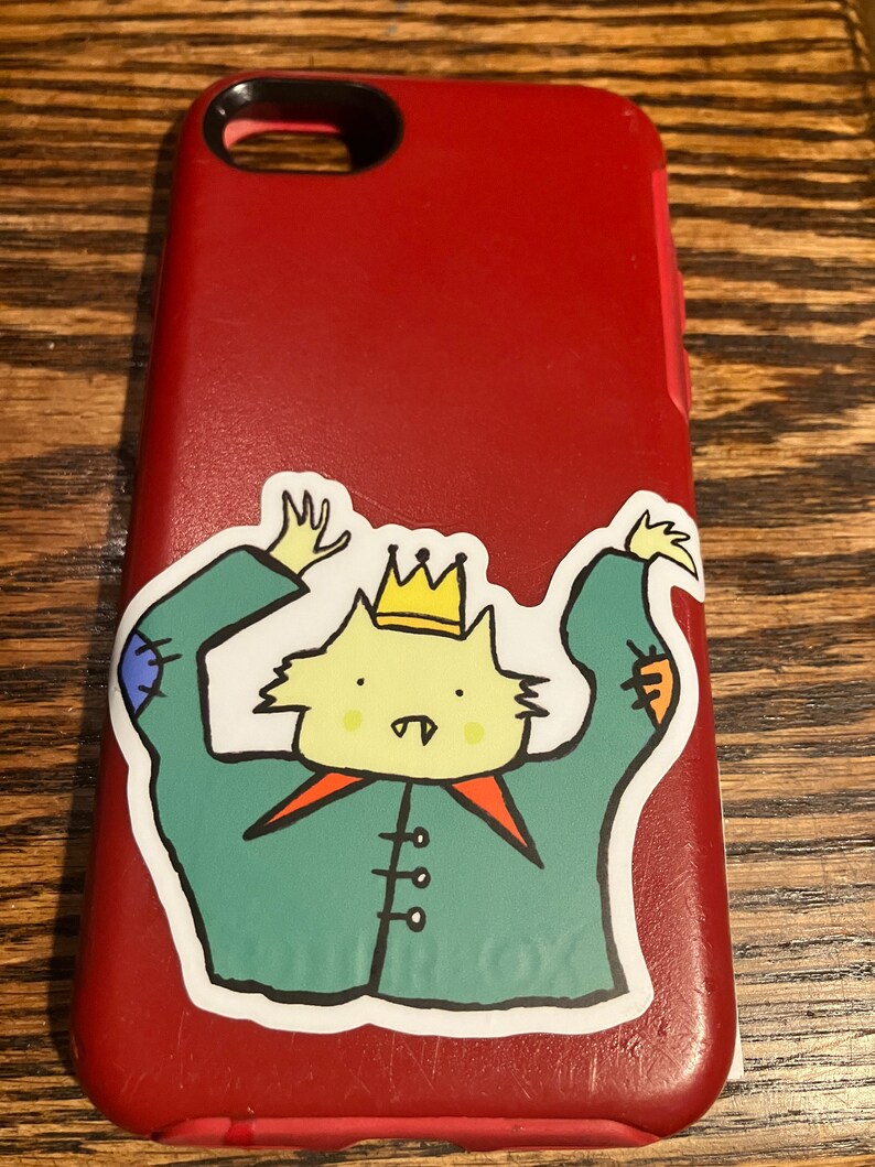 Wiggly Panic Monster Sticker - Etsy