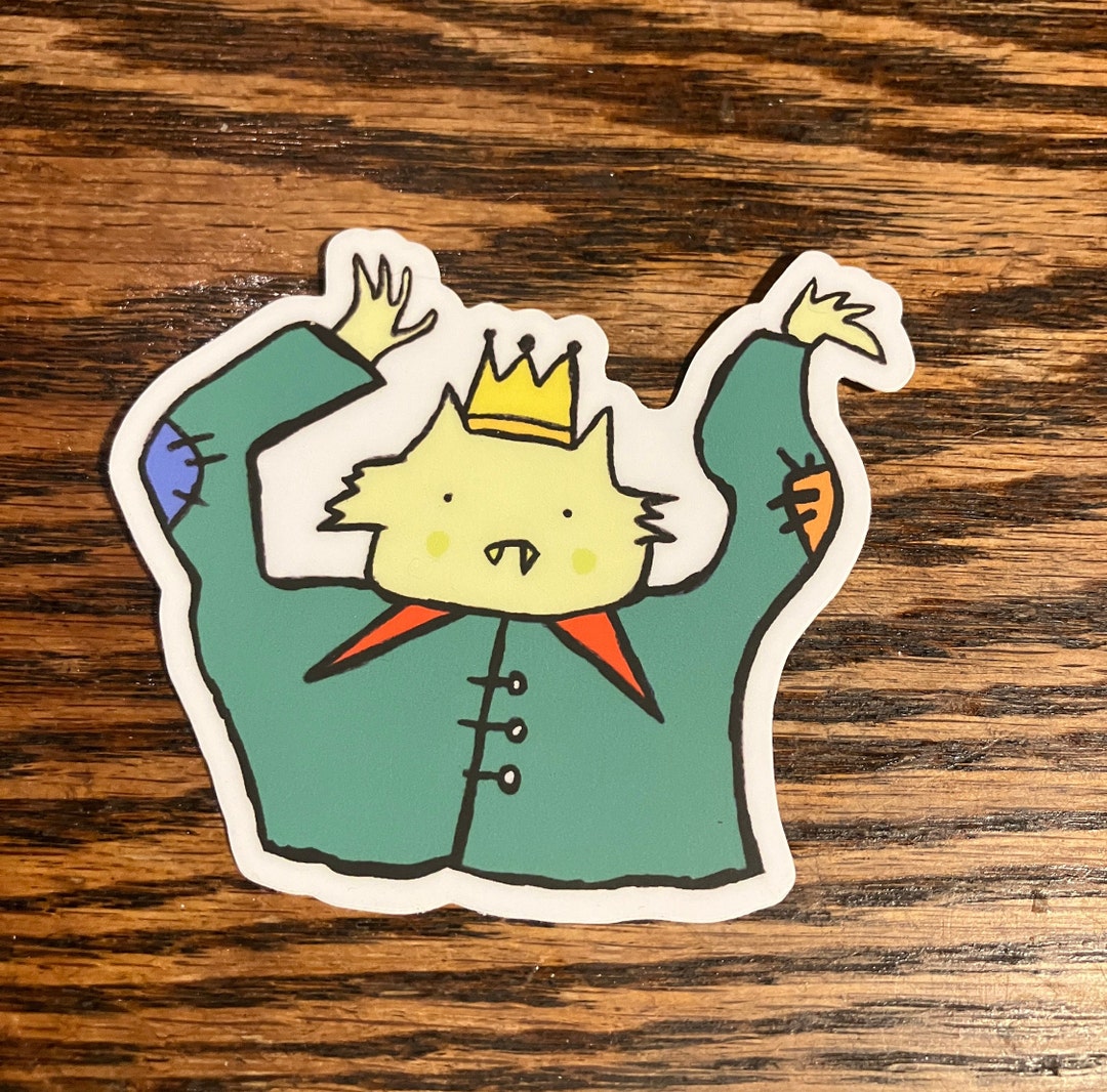 Wiggly Panic Monster Sticker - Etsy