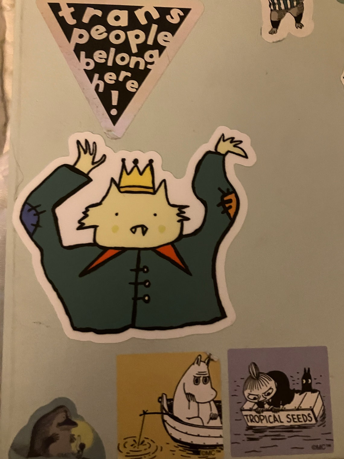 Wiggly Panic Monster Sticker - Etsy
