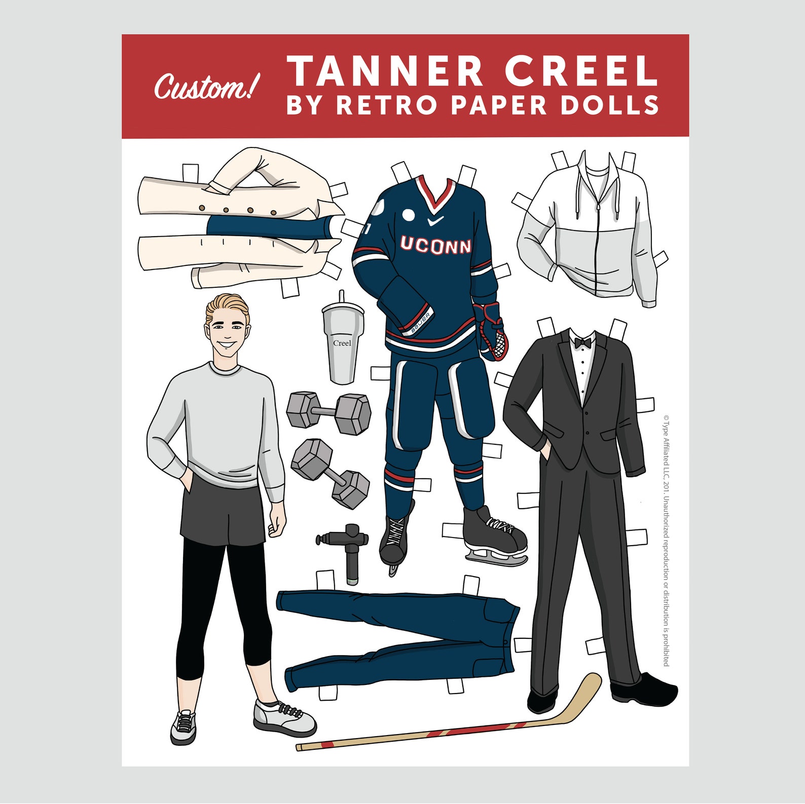 Custom Made Personalized Printable Paper Dolls. Hand Drawn Paper Dolls ...