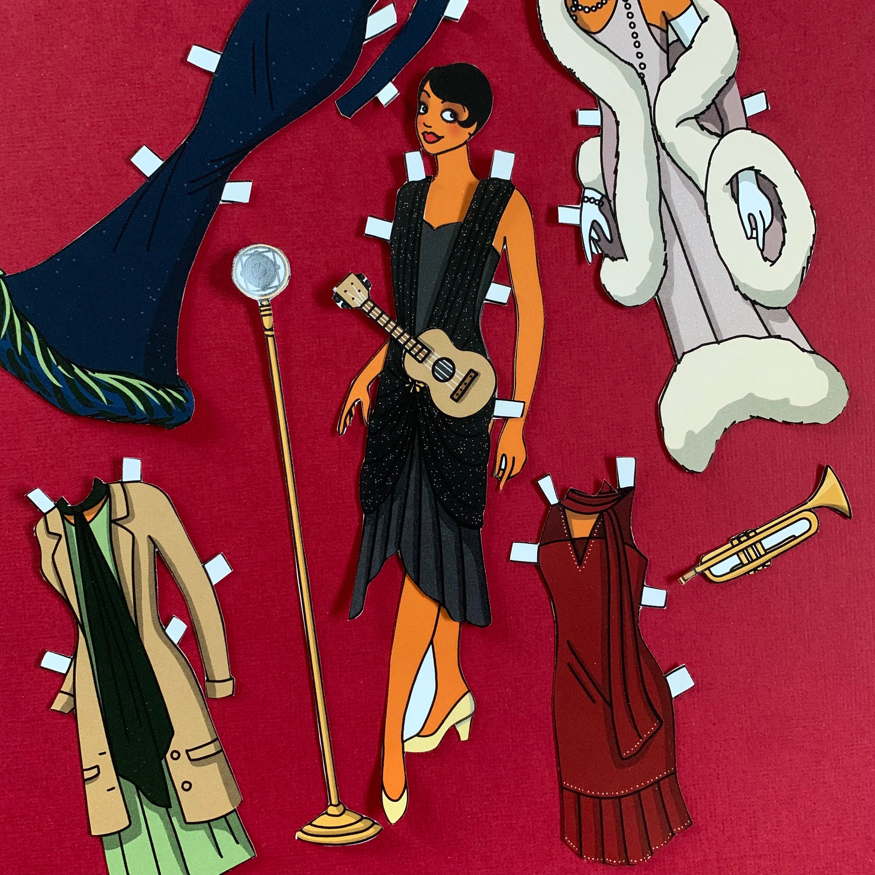 1920-s-jazz-age-retro-style-paper-doll-1-sheet-1-doll-and-5-outfits-etsy