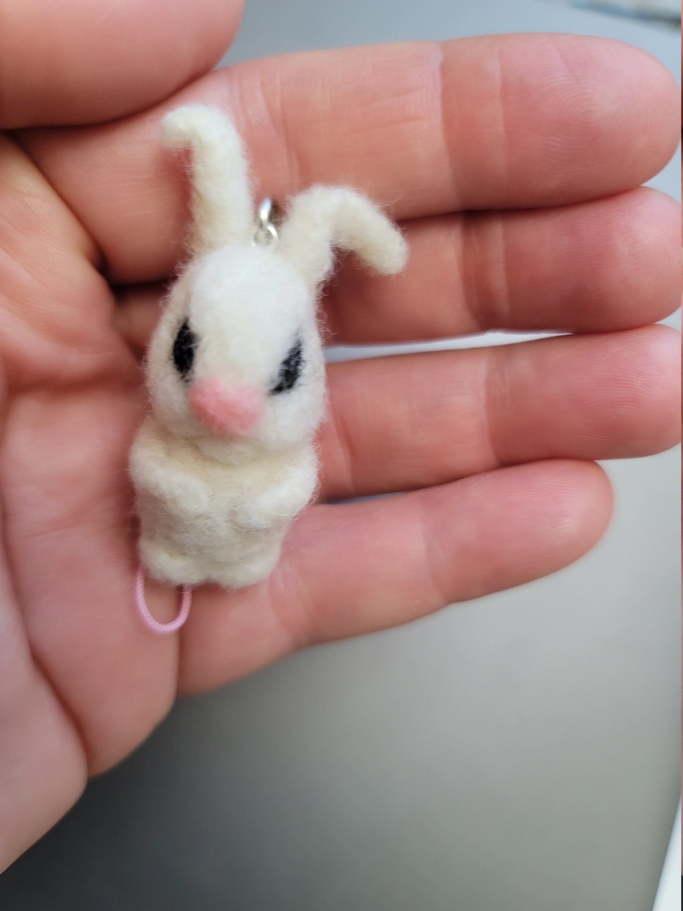 Christmas Ornament Felted Animal Keychain Phone Backpack Purse - Etsy