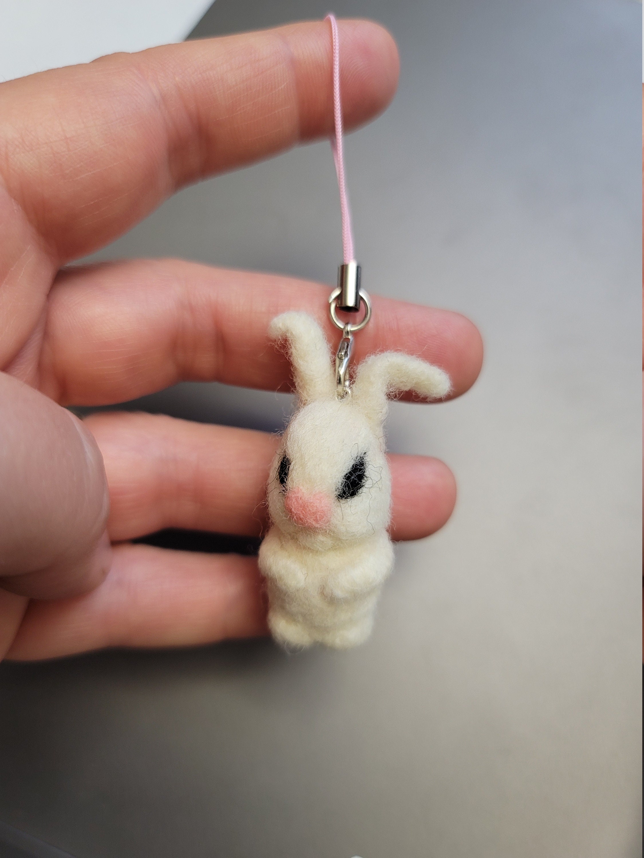 Christmas Ornament Felted Animal Keychain Phone Backpack Purse - Etsy
