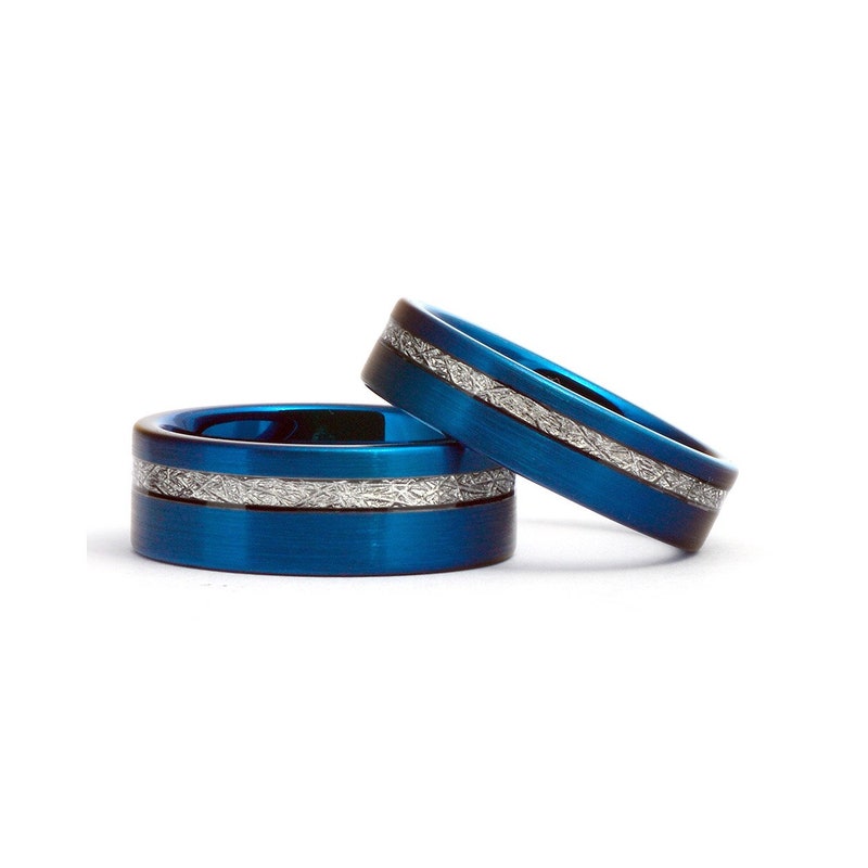 Blue Wedding Bands - Etsy
