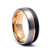 Tungsten Carbide Ring Men's Wedding Band Two Tone Ring - Etsy