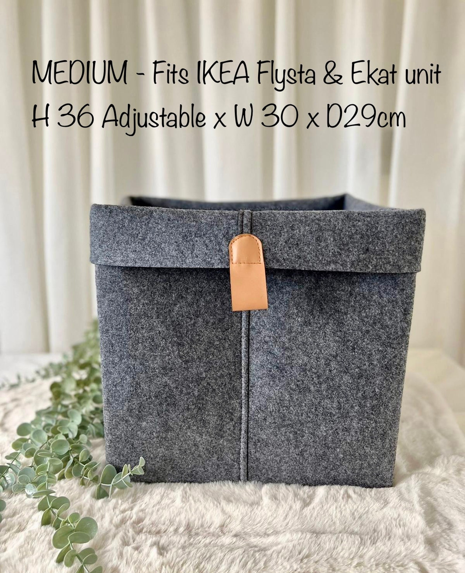 Felt Hamper Baskets Grey Modern Storage Basket Scandinavian - Etsy