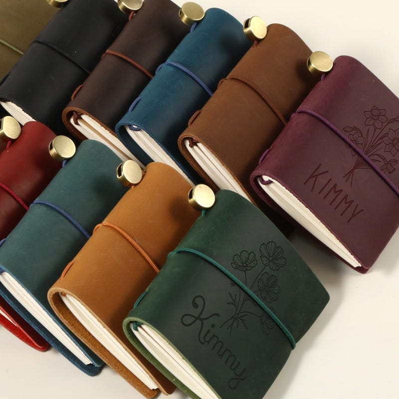 Micro Notebook Leather - Etsy UK