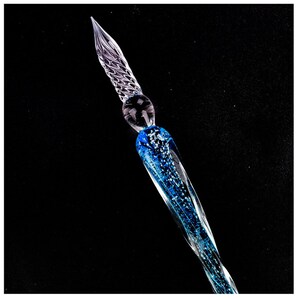 Glowing Glass Dip Pen Ink Calligraphy Custom Engrave Glass Pen ...