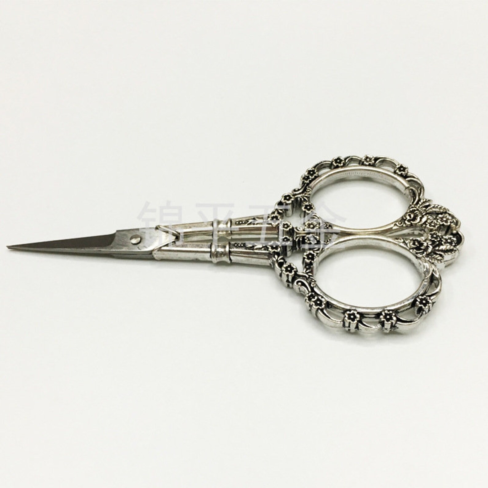 Vintage Floral Embroidery Scissorsflower Yarn Scissorssmall | Etsy