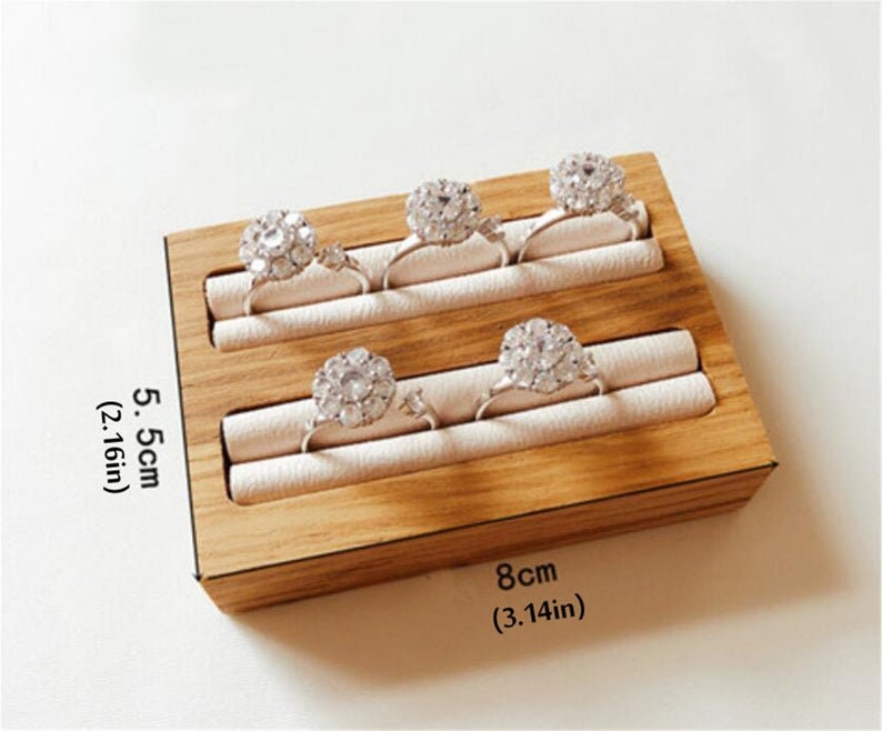 Ash Wood Ring Display Modern Jewelry Display Wood Ring - Etsy