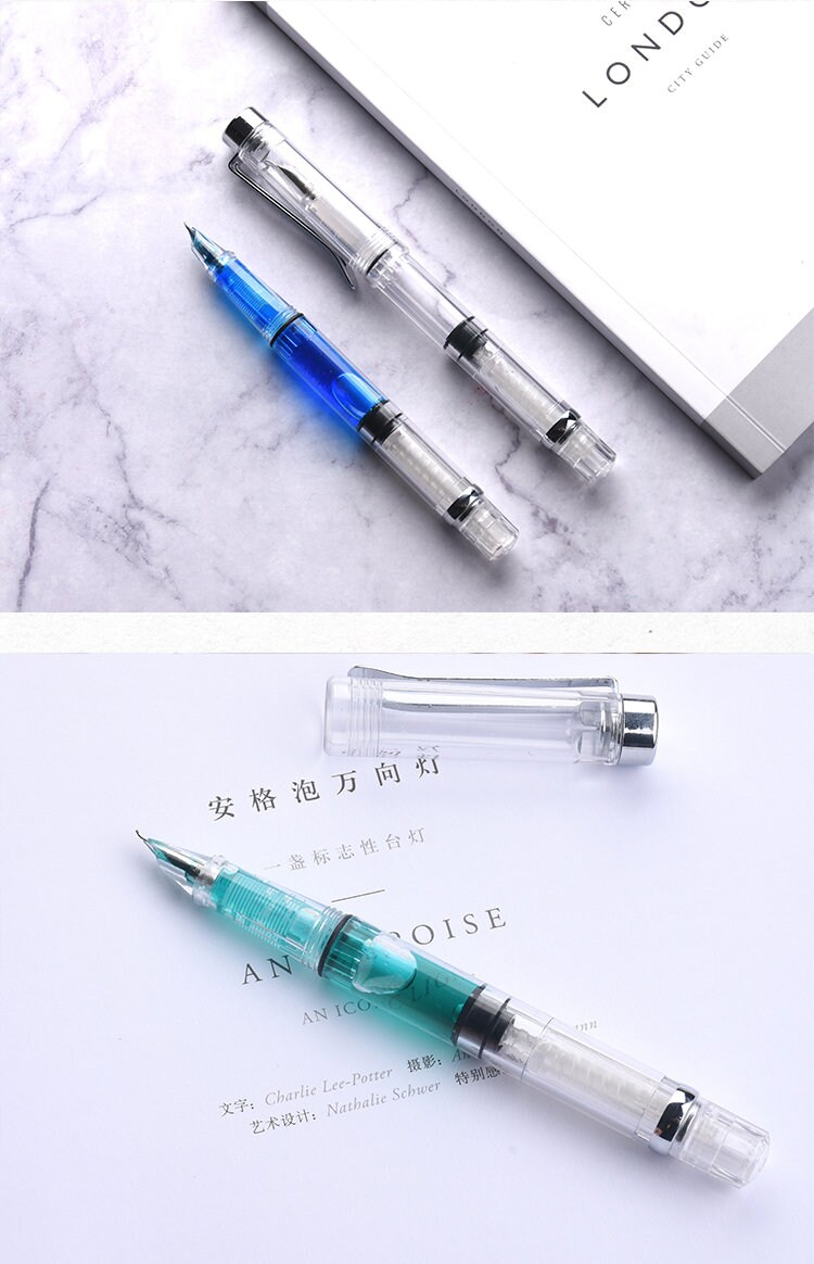 Clear Ink Pen Ink Calligraphy Straight Nib Holder | Etsy