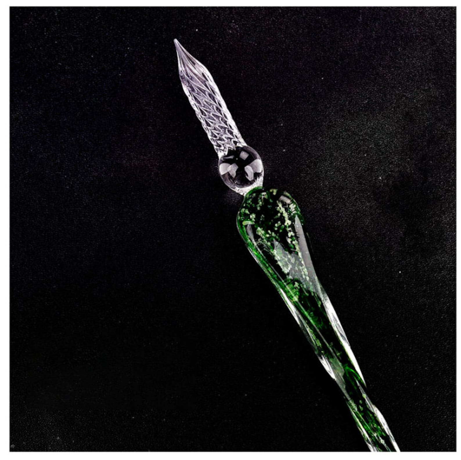 Glowing Glass Dip Pen Ink Calligraphy Glass Pen Signature Pen - Etsy