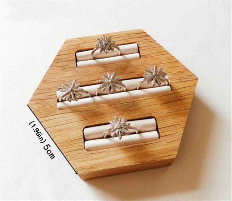 Ash Wood Ring Display Modern Jewelry Display Wood Ring - Etsy