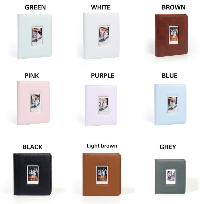 Custom Wedding Memory Album, Leather Photo Album, Personalized Mini ...