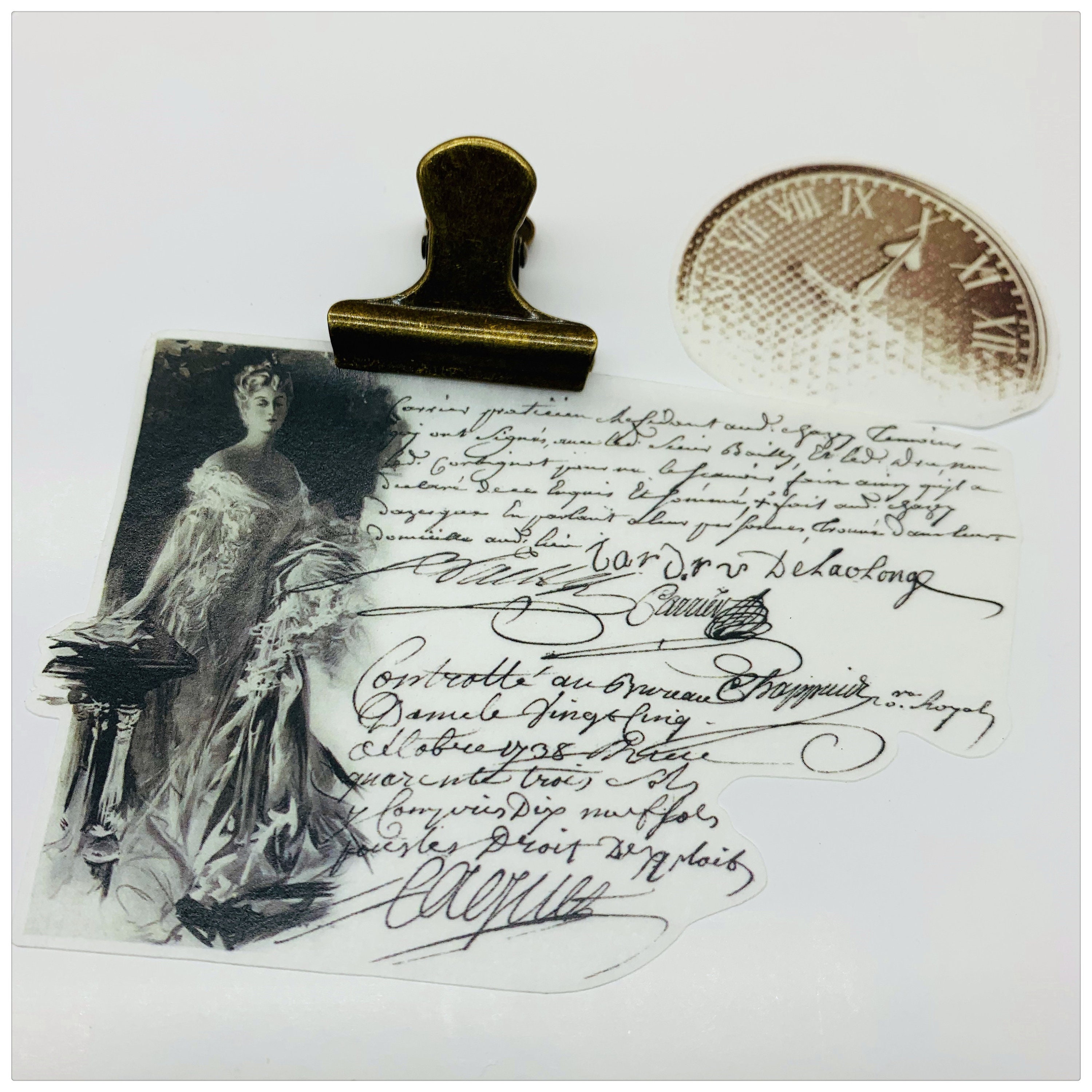 Vintage Stickers Set flakes Stickerscute Stationaryflower - Etsy