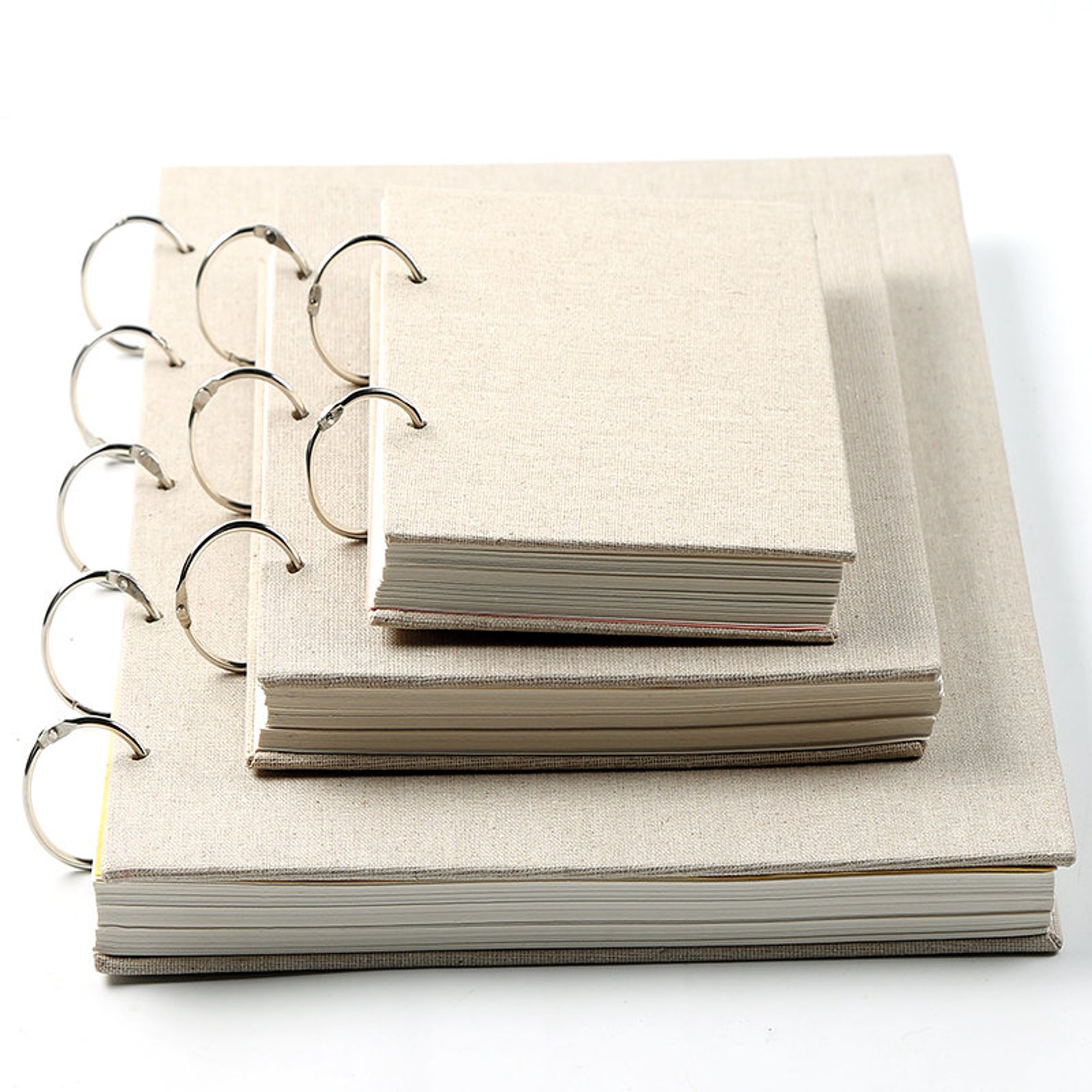 60 Sheets Hand Made Linen Sketch Notebook Linen Book Cloth - Etsy