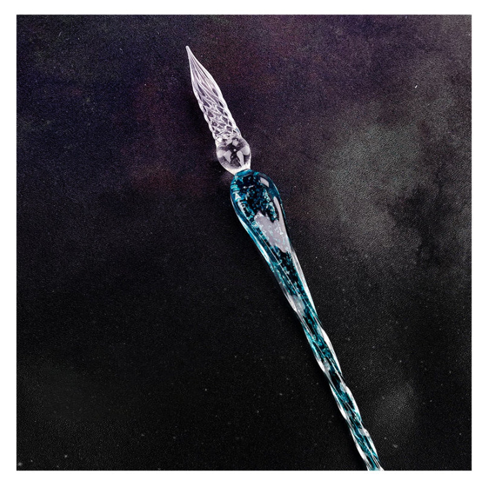 Glowing Glass Dip Pen Ink Calligraphy Glass Pen Signature Pen - Etsy