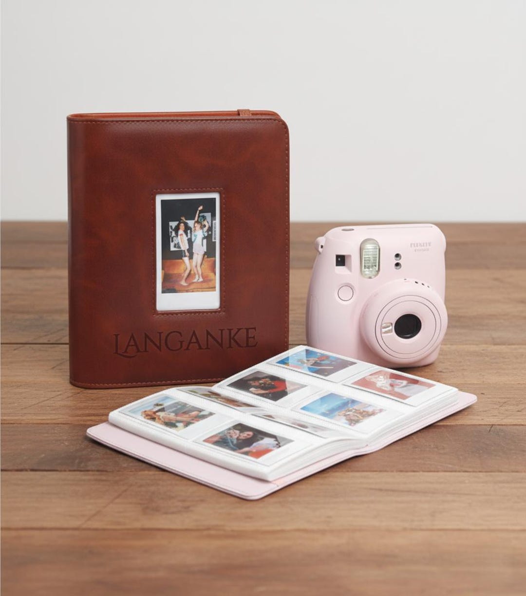 Custom Wedding Memory Album, Leather Photo Album, Personalized Mini ...
