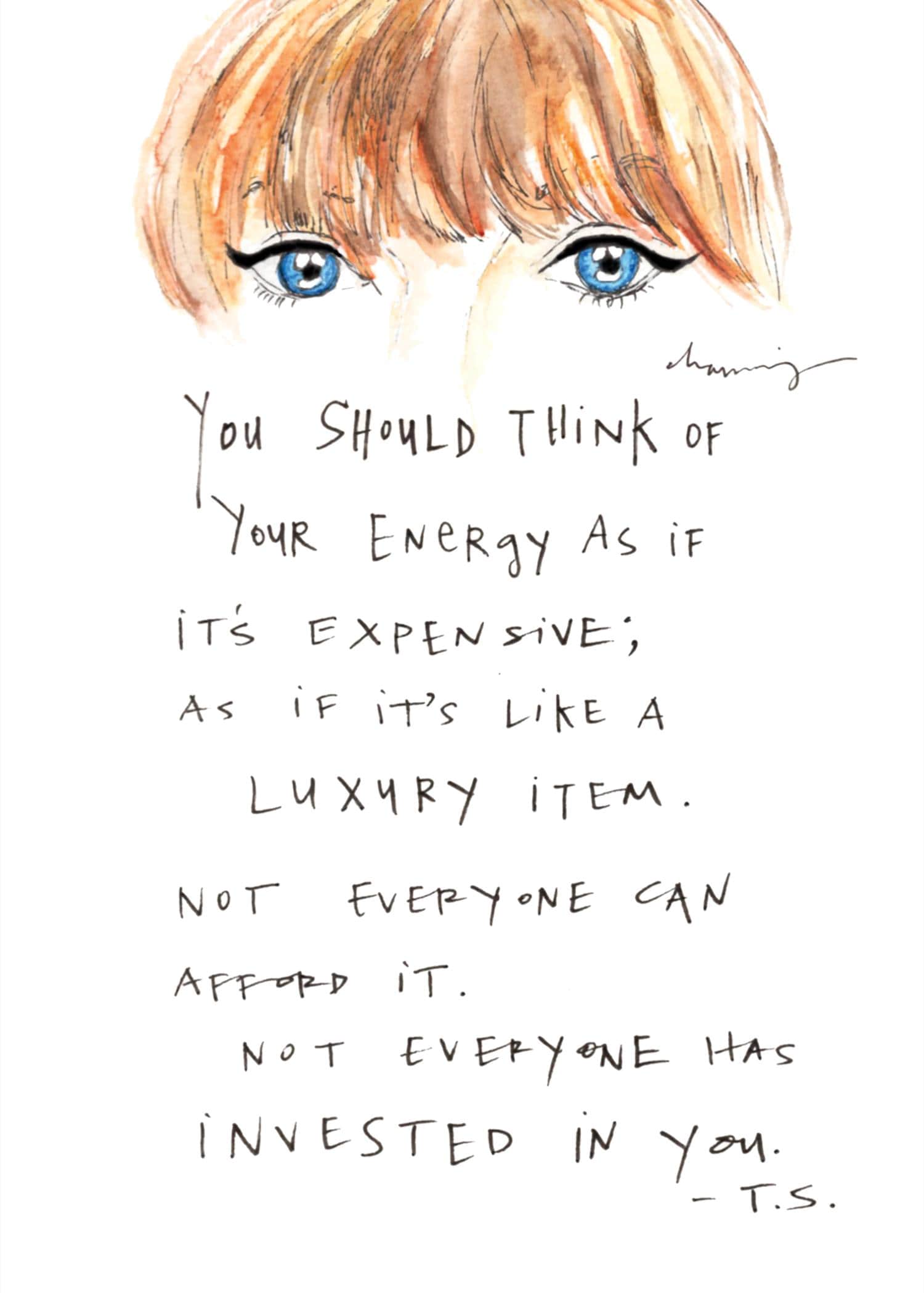 Your Energy is Expensive Art Print - Etsy