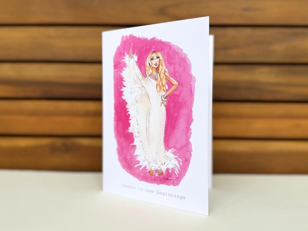 Woman Celebrating a Life Change Greeting Card for Divorce, Breakup, New ...