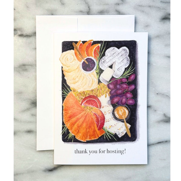 Thank You Card With Cheese - Etsy