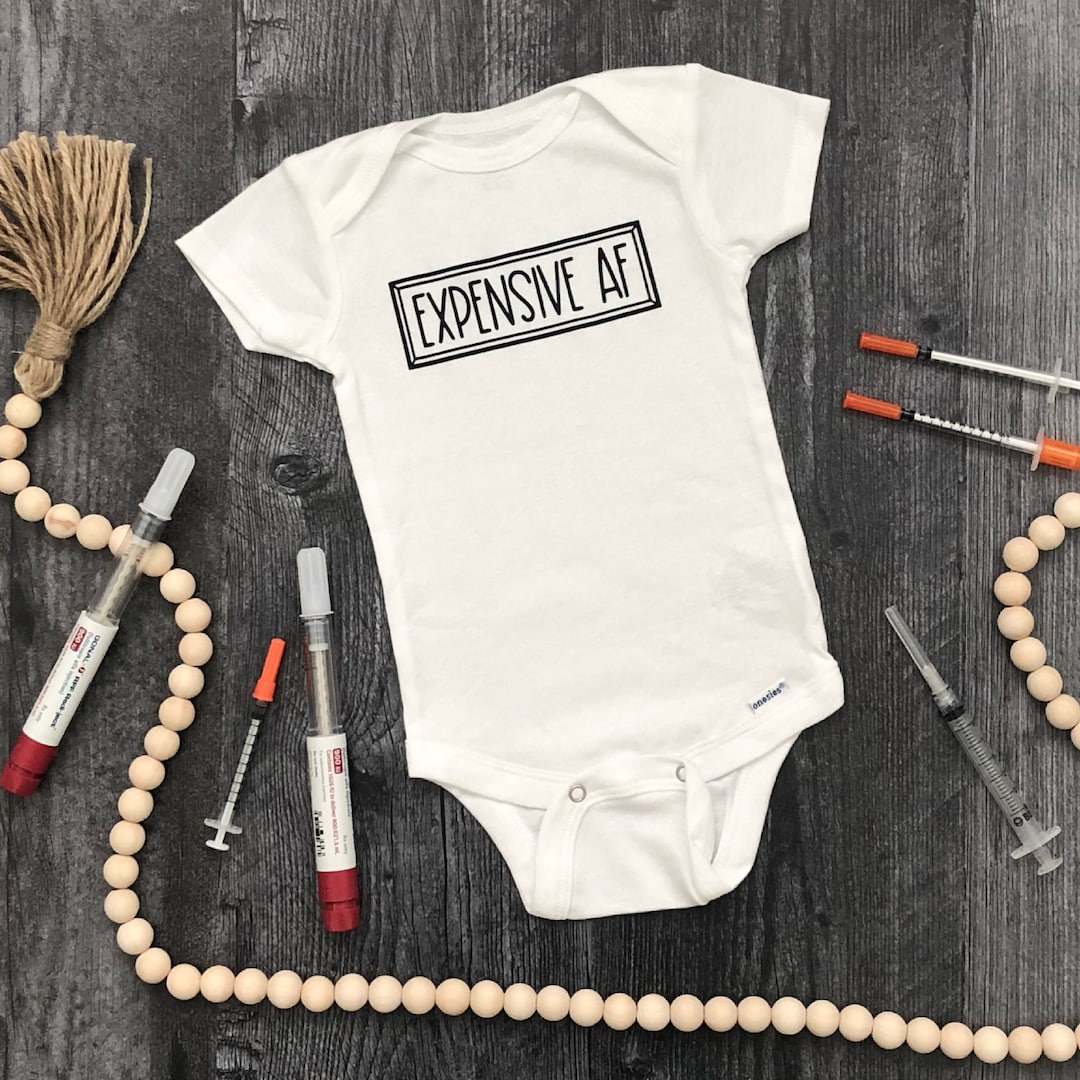 Expensive AF, Baby Onesie®, Funny, IVF, Pregnancy Announcement, IVF ...