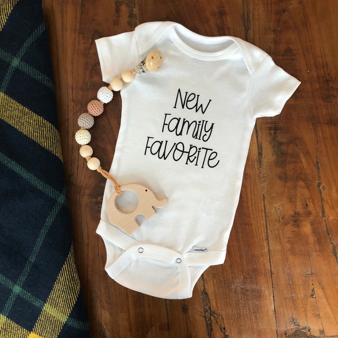New Family Favorite Baby Onesie, Pregnancy Announcement, Baby Shower ...
