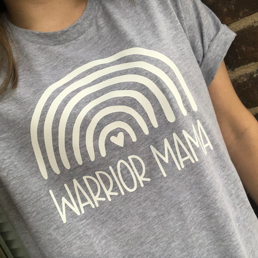 Rainbow Warrior Mom Shirt, Warrior Mama Shirt, IVF Warrior Shirt, Nicu ...