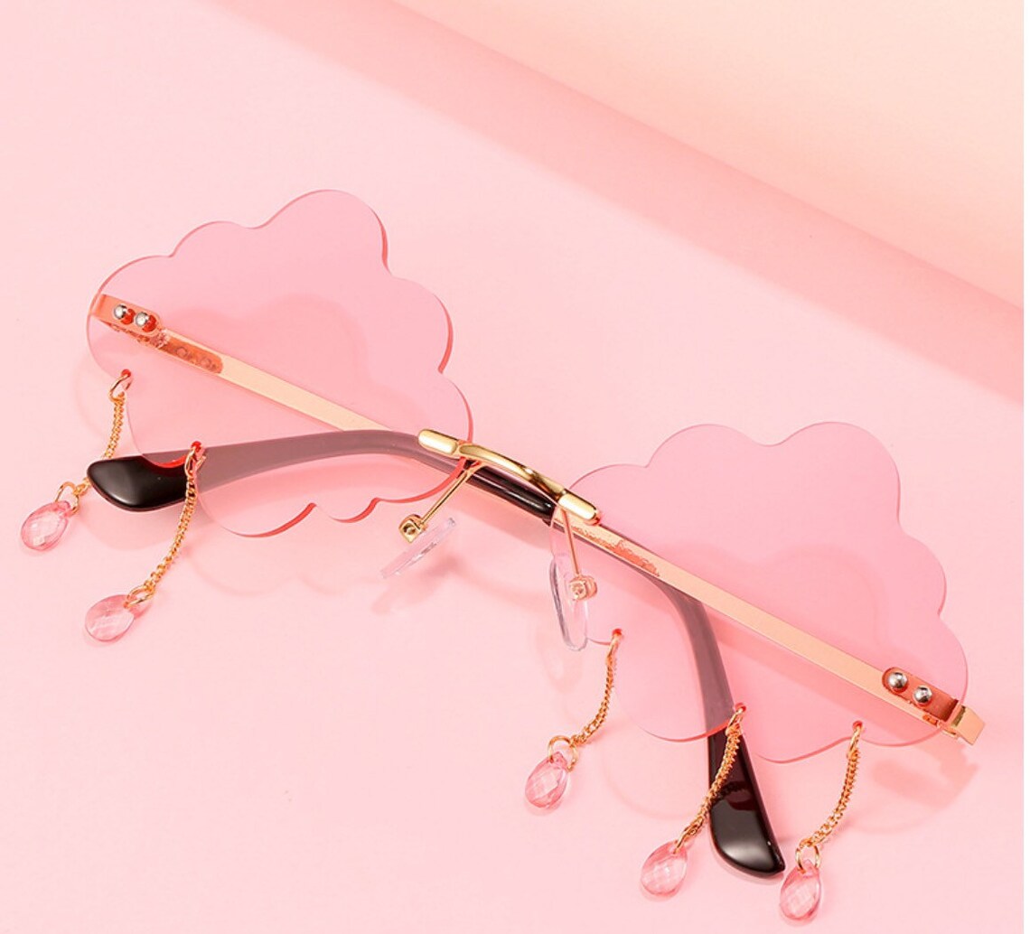 Raindrop Cloud Sunglasses Etsy